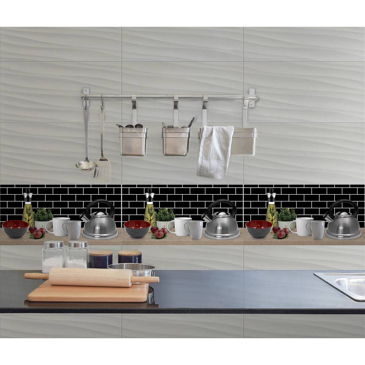 DECORADO KOBE MULTICOLOR 30X60 CM – Ambientes Cerámicos