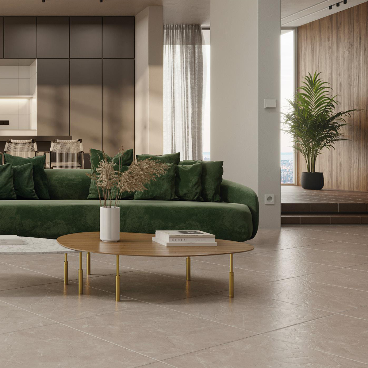 PISO CINCINNATI BEIGE 60X60 CM – Ambientes Cerámicos